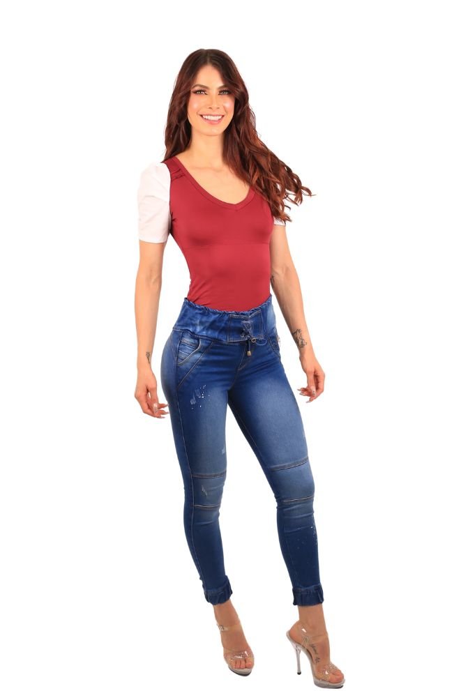 BODY CONTROL ROJO CON BLANCO MANGA CORTA – Satisfashion Boutique